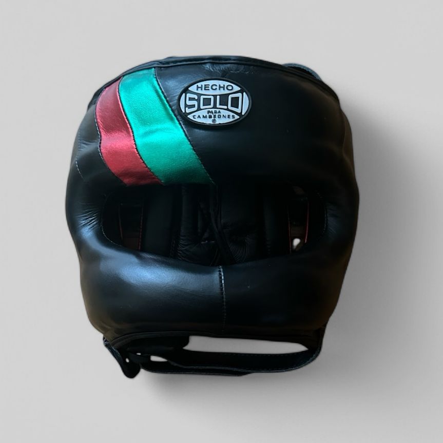 Black Full Face Head Guard – Solo Boxing