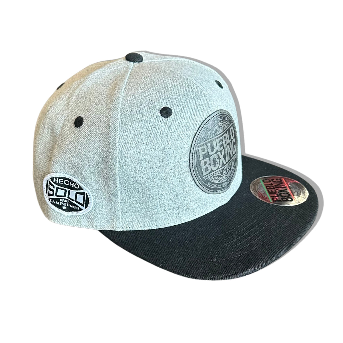 Pueblo Boxing Grey Snapback Hat – Solo Boxing