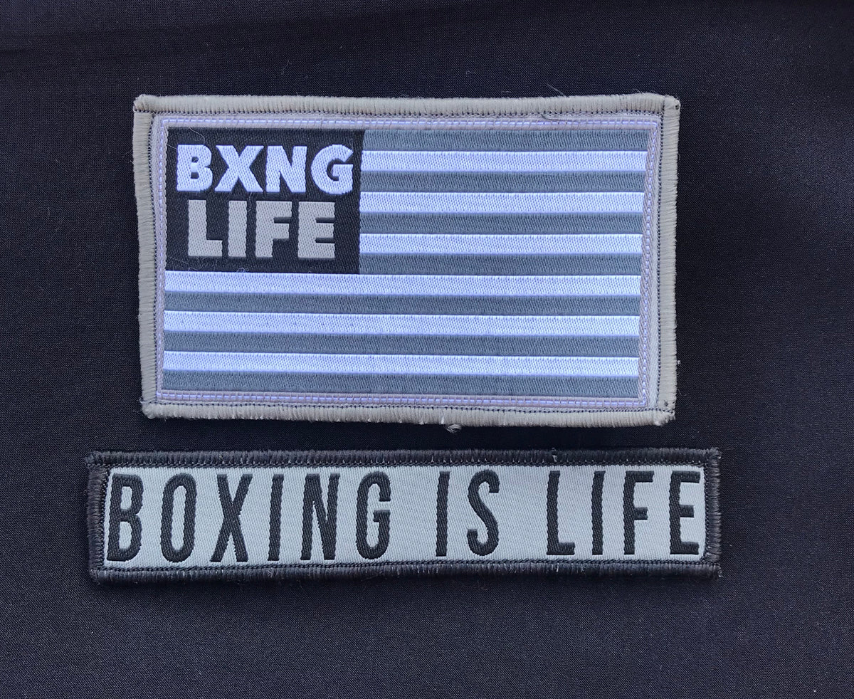 Custom BOXING IS LIFE Velcro Patches – Solo Boxing